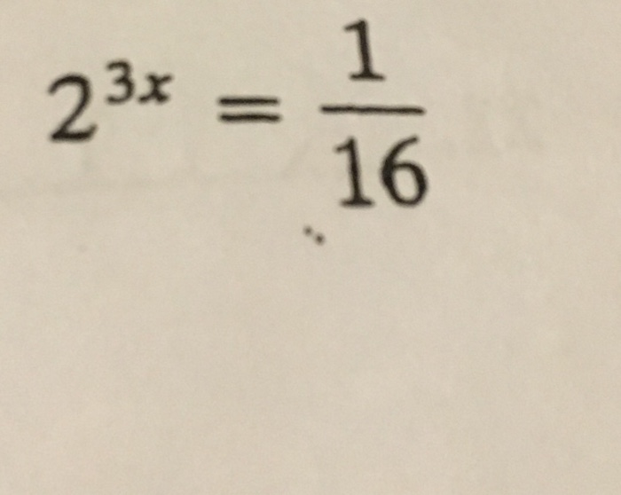 Solved 23x = 16 0 | Chegg.com