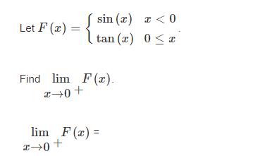 Solved Let F(x)={sin(x),x