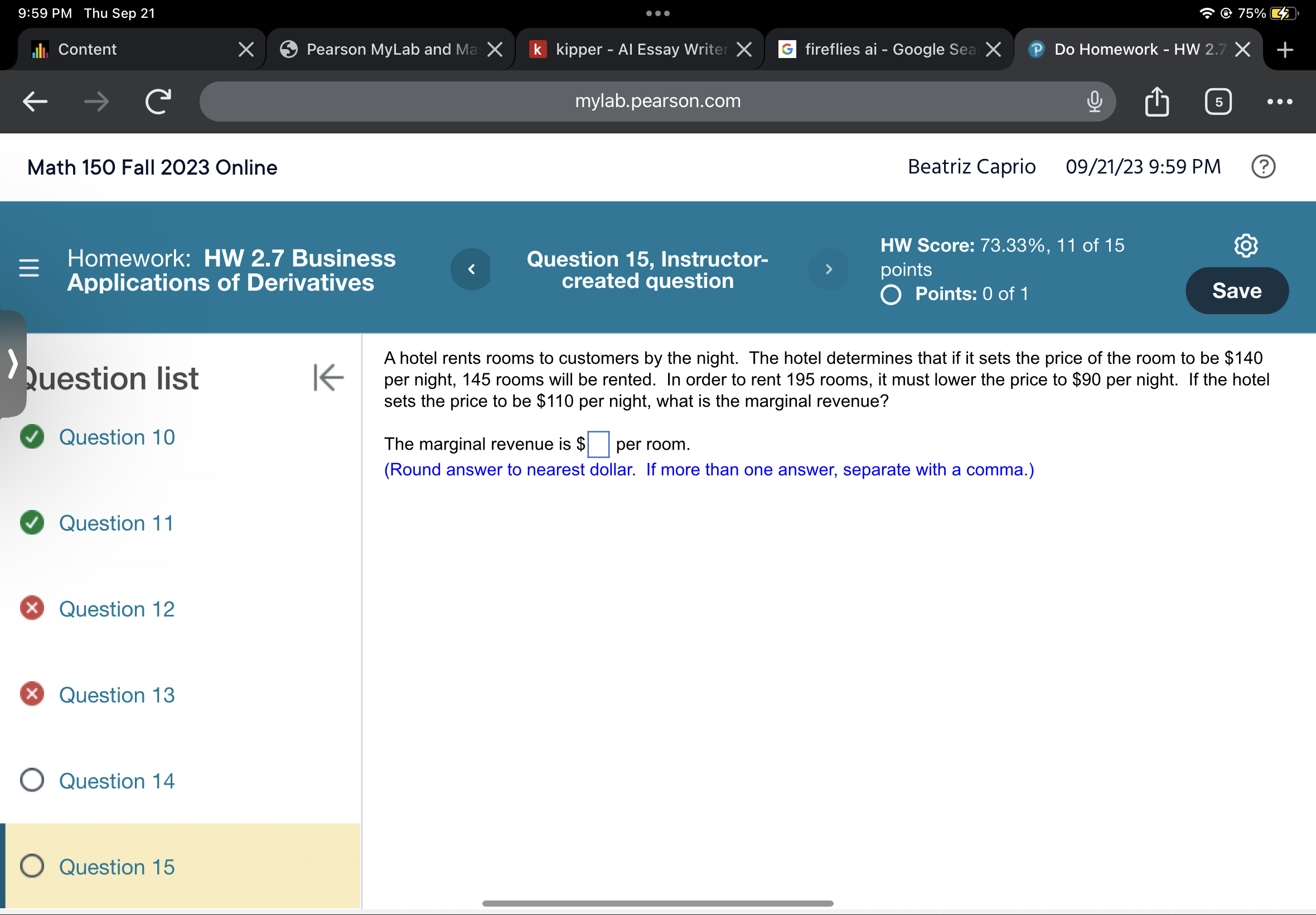 estion list Question 10 Question 11 Question 12 | Chegg.com