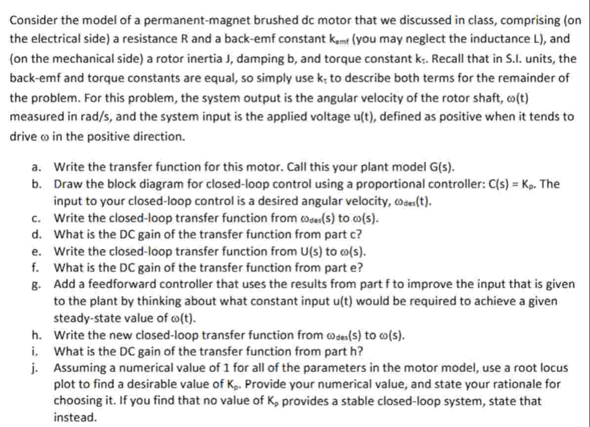 Solved Please help with parts e-jConsider the model of ﻿a | Chegg.com