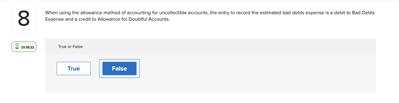 Solved 'hen using the allowance method of accounting for | Chegg.com
