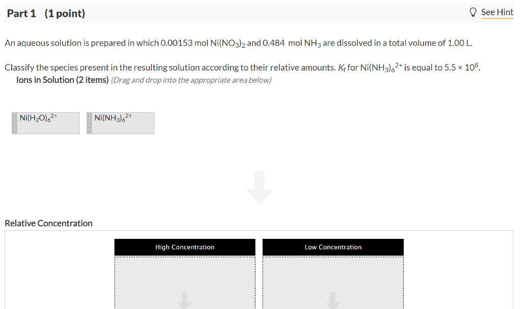 Solved Part 2 (1 point) ♡ See Hint Do not place spaces in | Chegg.com