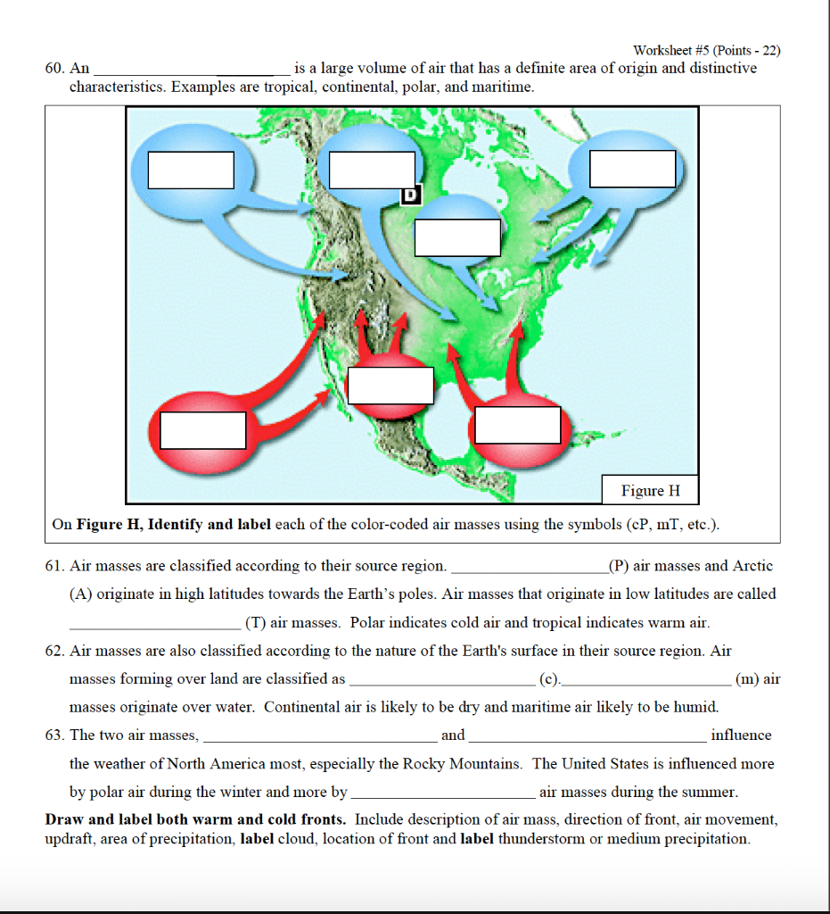 Solved Worksheet #5 (Points - 22) 60. An is a large volume | Chegg.com