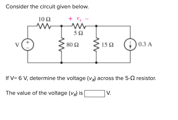 Solved 4NODAL Consider the circuit given below.If V=6V, | Chegg.com