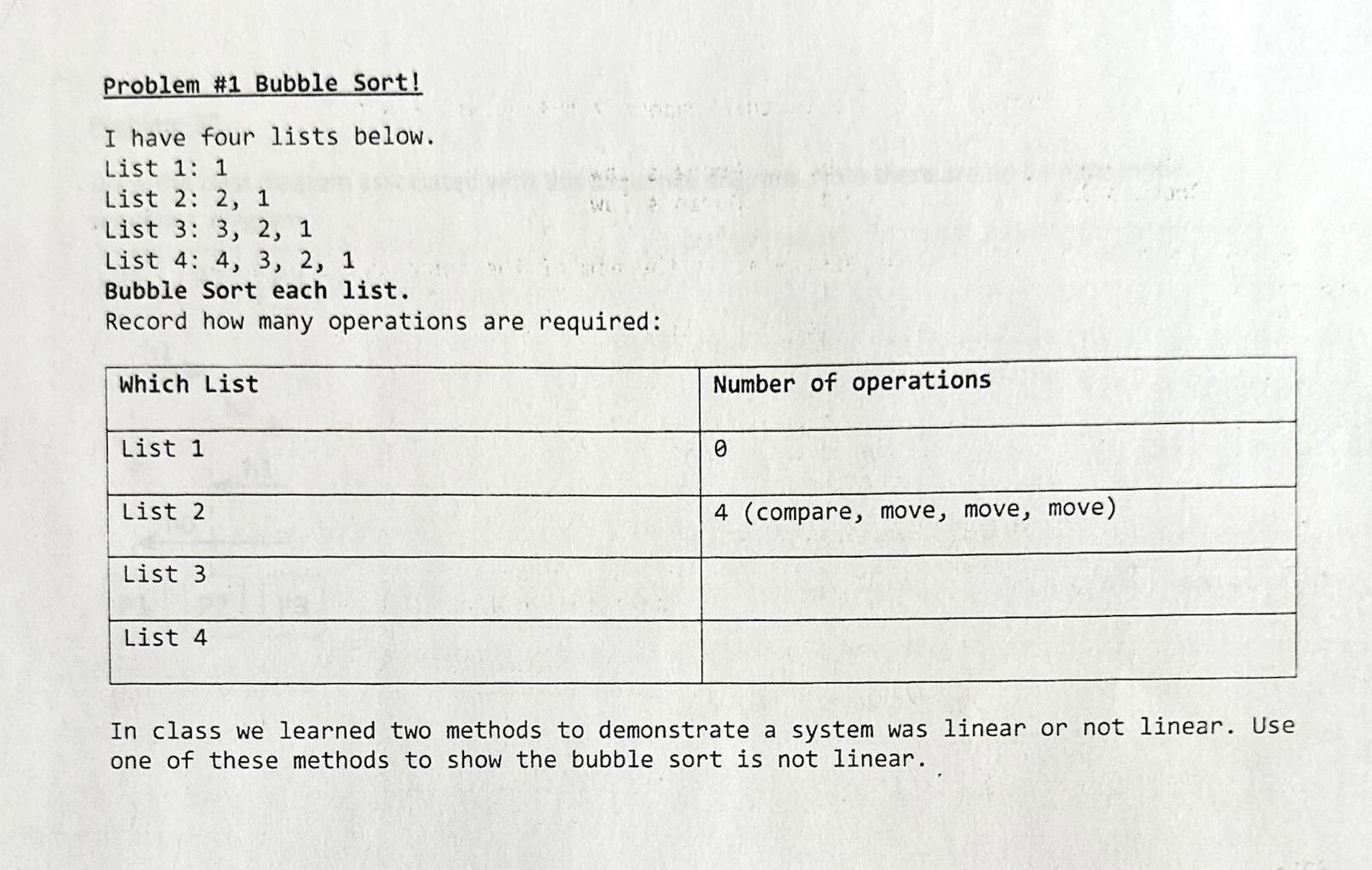 Solved In class we learned two methods to demonstrate a | Chegg.com