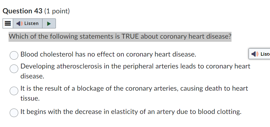 Solved Which of the following statements is TRUE about | Chegg.com
