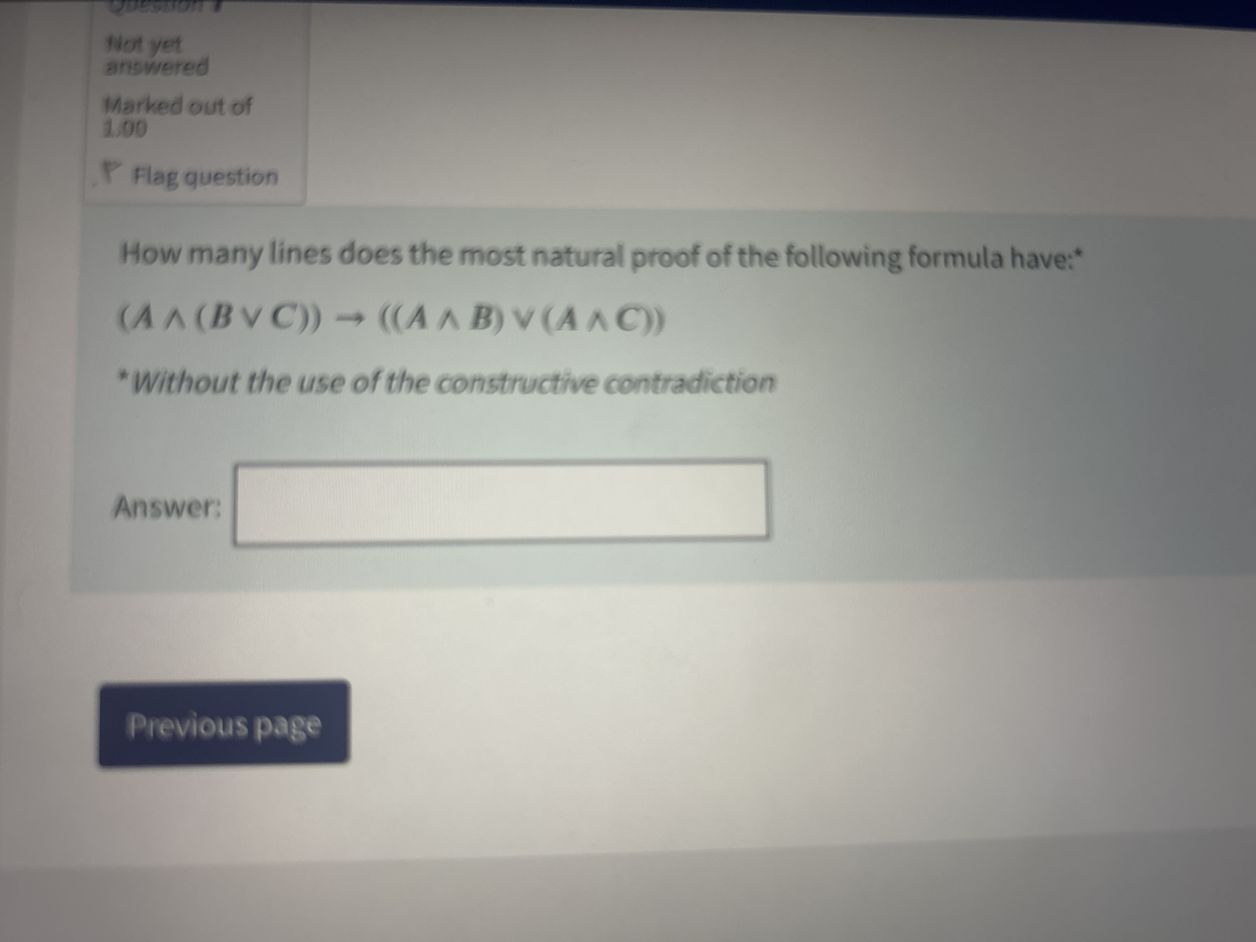 Solved How many lines does the most natural proof of the | Chegg.com