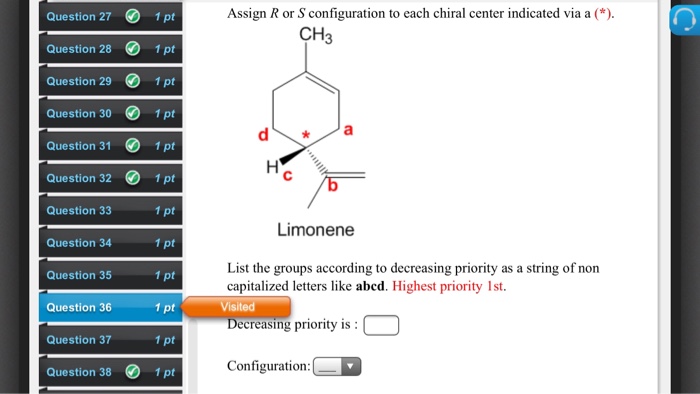 Solved Assign R or S configuration to each chiral center | Chegg.com