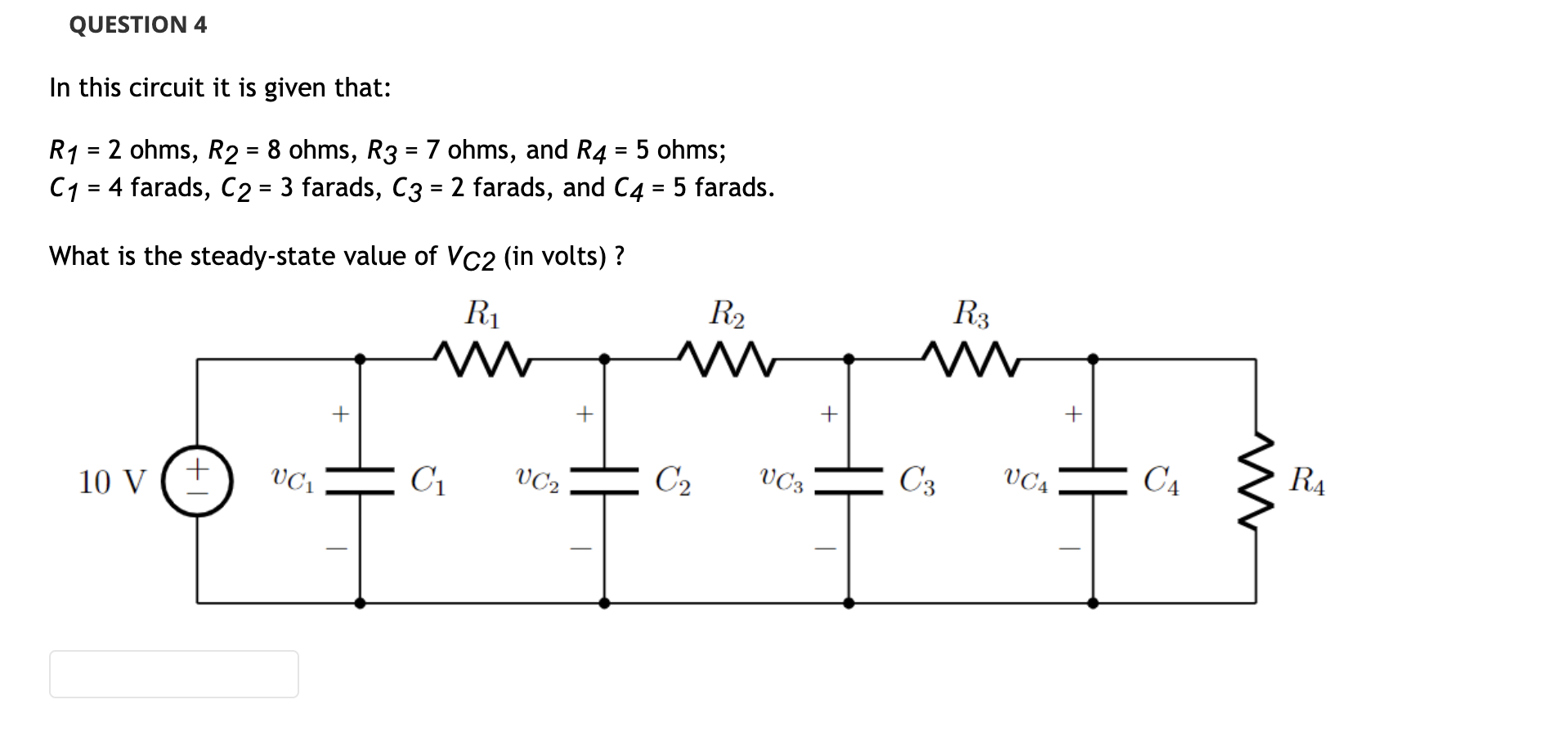 Solved In this circuit it is given that: | Chegg.com