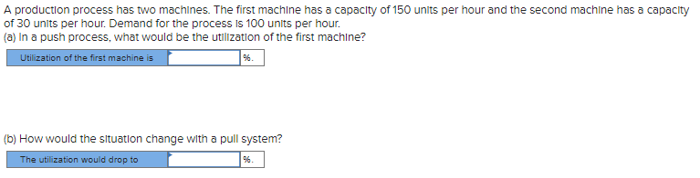 Solved A production process has two machines. The first | Chegg.com