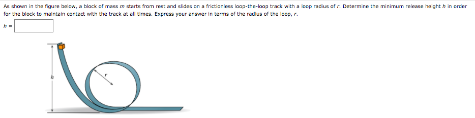 Solved As shown in the figure below, a block of mass m | Chegg.com