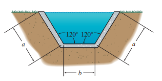 Solved Determine the length of the sides a of the channel in | Chegg.com