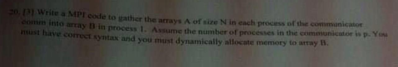 Solved 70. (3) Write a MPhicode to uathicr the atrays A of | Chegg.com