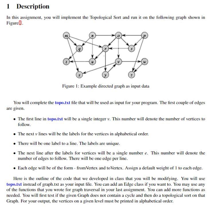 In this assignment, you will implement the | Chegg.com