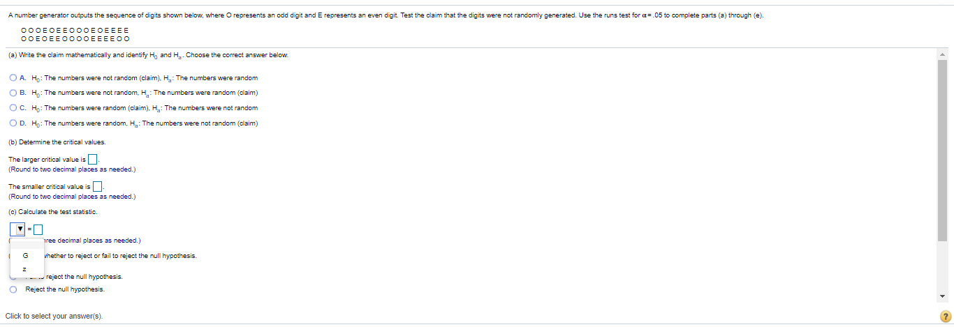 Solved A number generator outputs the sequence digits shown | Chegg.com