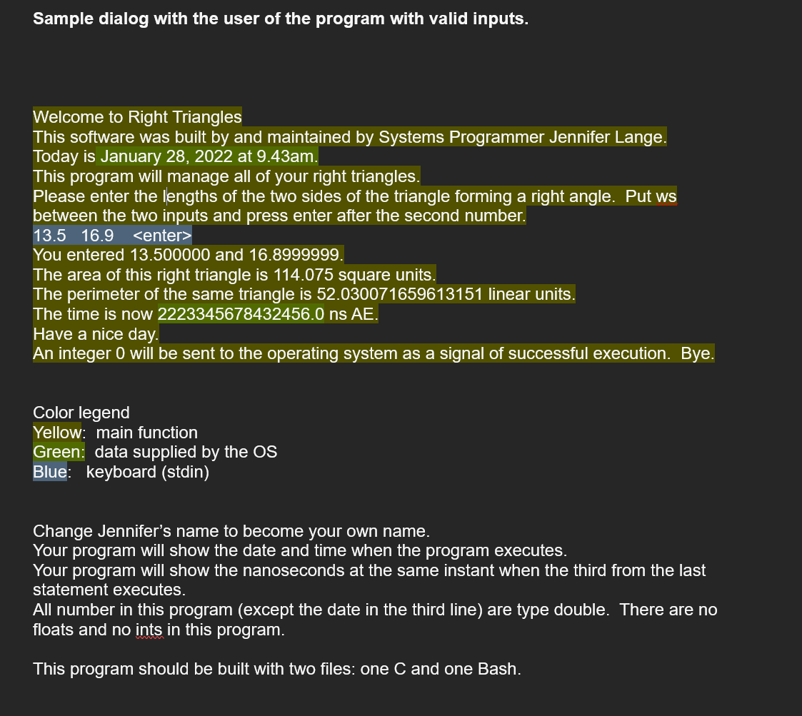 Solved Note: Write in C programming language only. Display | Chegg.com
