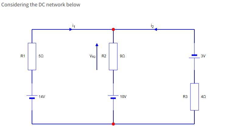 Solved Considering the DC network below: Calculate all | Chegg.com