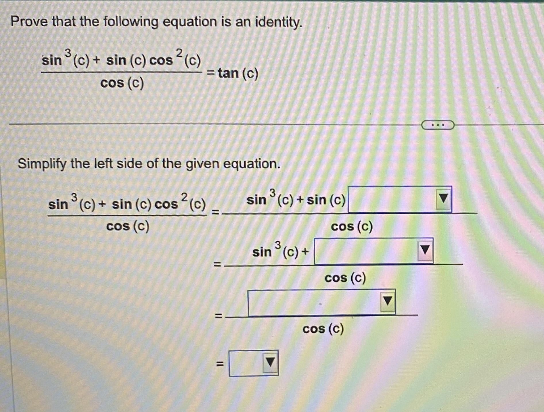 Solved Factor the trigonometric expression. | Chegg.com