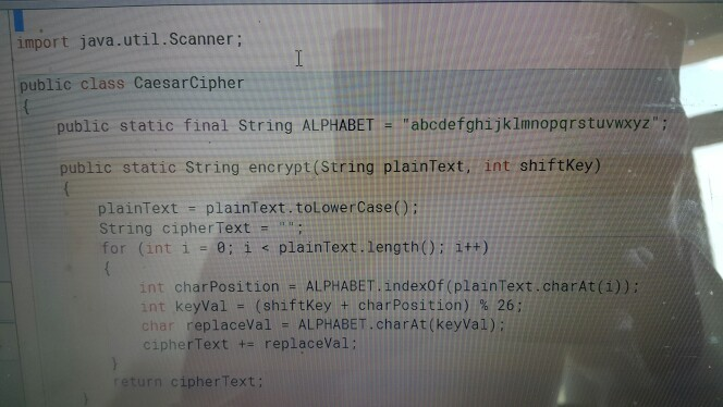 Solved Options Enter the String for Encryption: MOHAMMED | Chegg.com