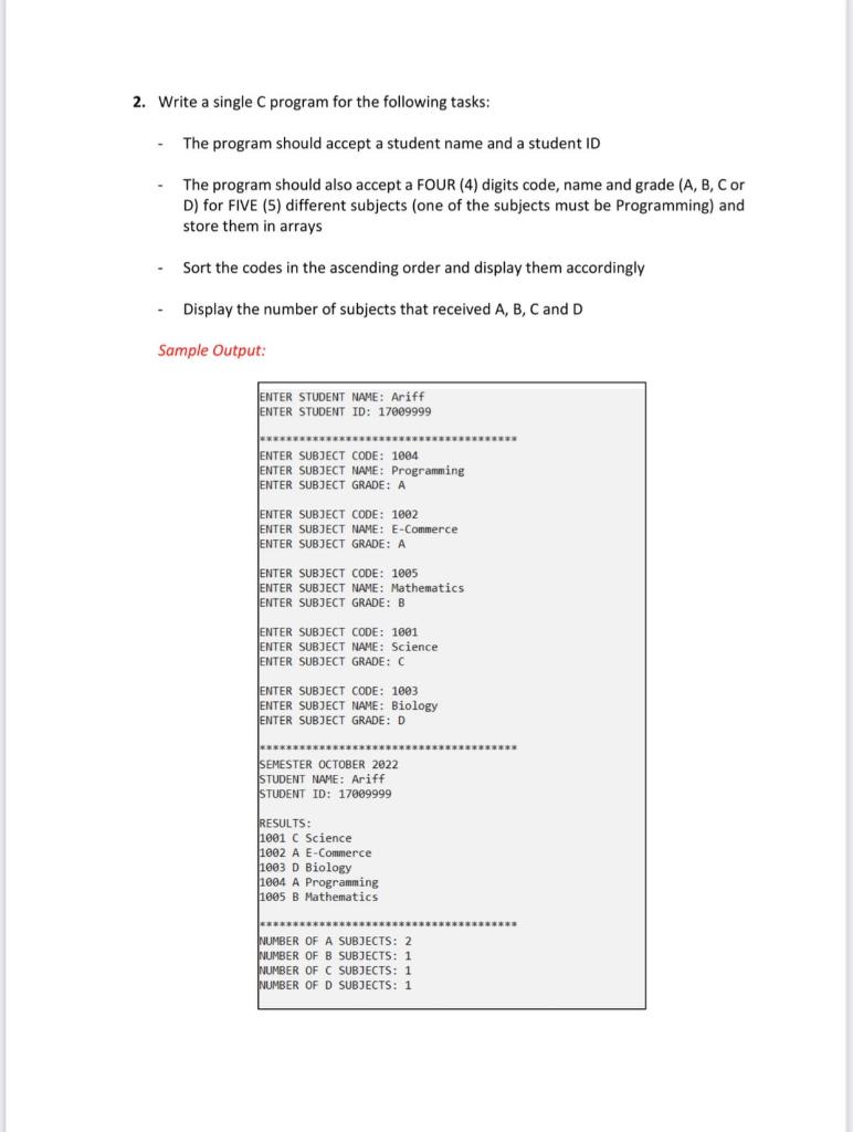 Solved 1. You may use any suitable editor or compiler. 2. | Chegg.com