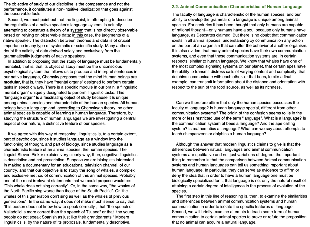 Solved Create four linguistic rules: one prescriptive and | Chegg.com