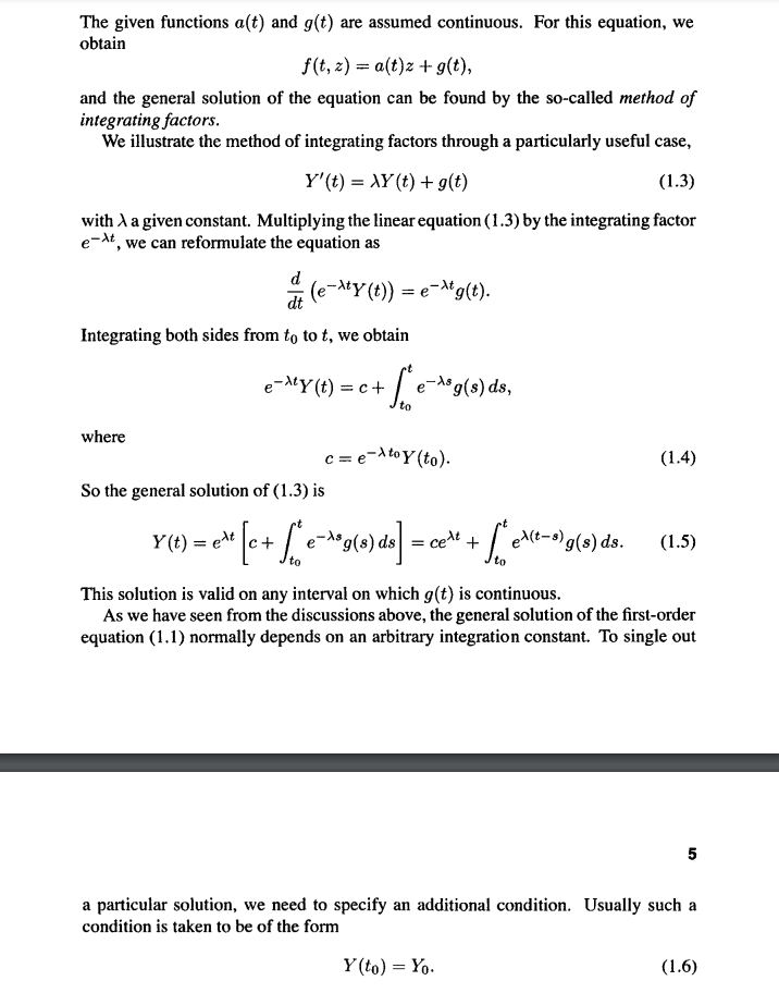 Solved 3. Solve the following problem by using (1.5) and | Chegg.com
