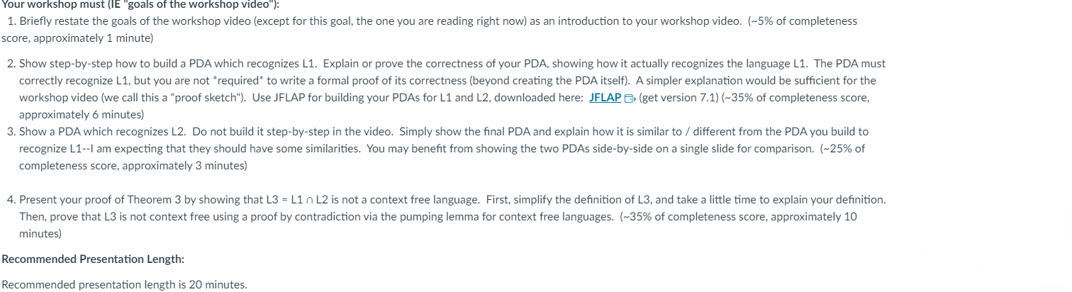 Solved Theorem 3: The context free languages (CFLs) are not | Chegg.com