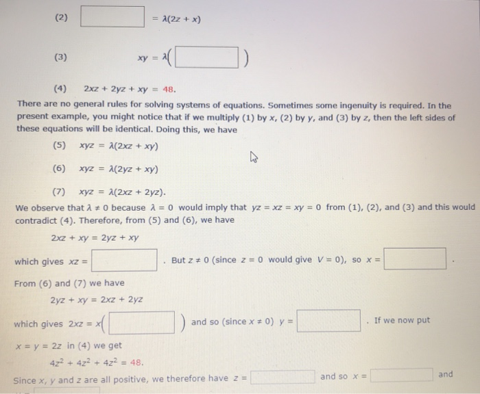 Solved EXAMPLE 1 A rectangular box without a lid is to be | Chegg.com