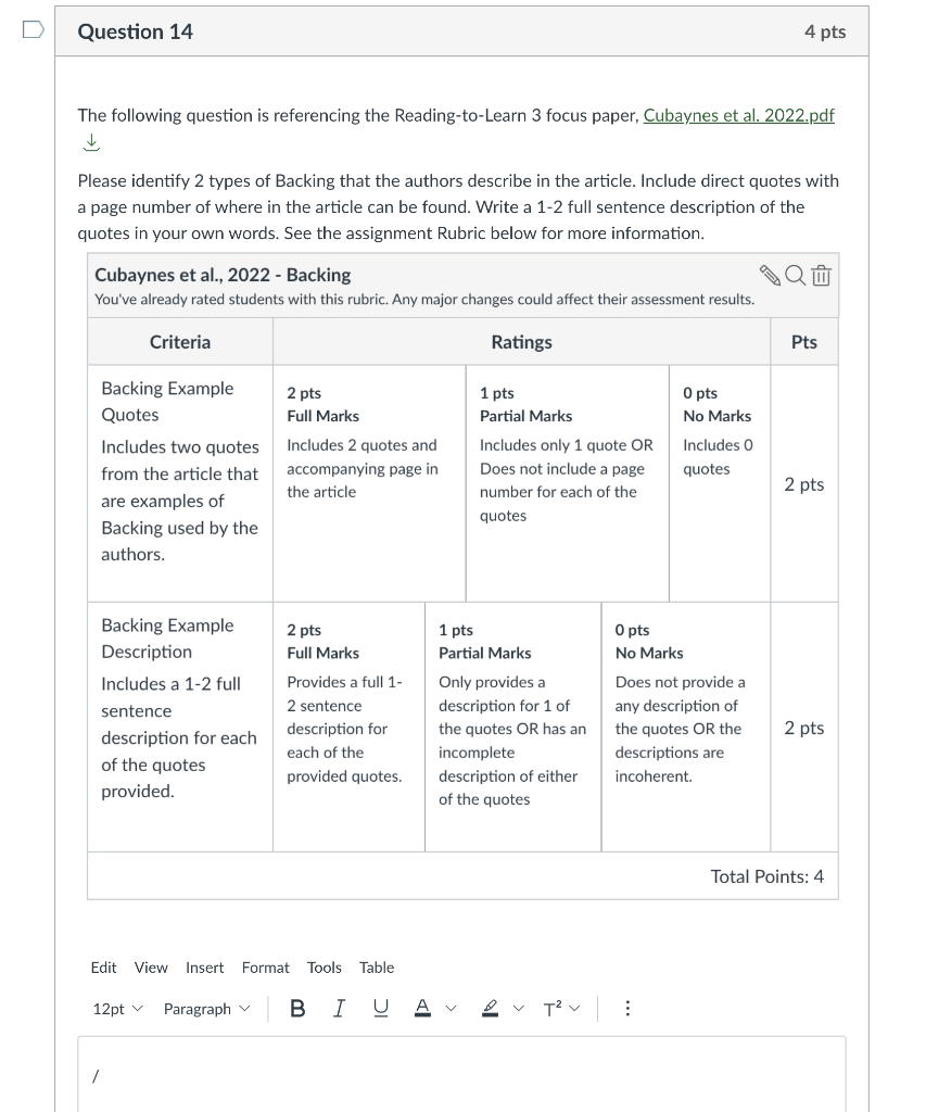 The following question is referencing the | Chegg.com