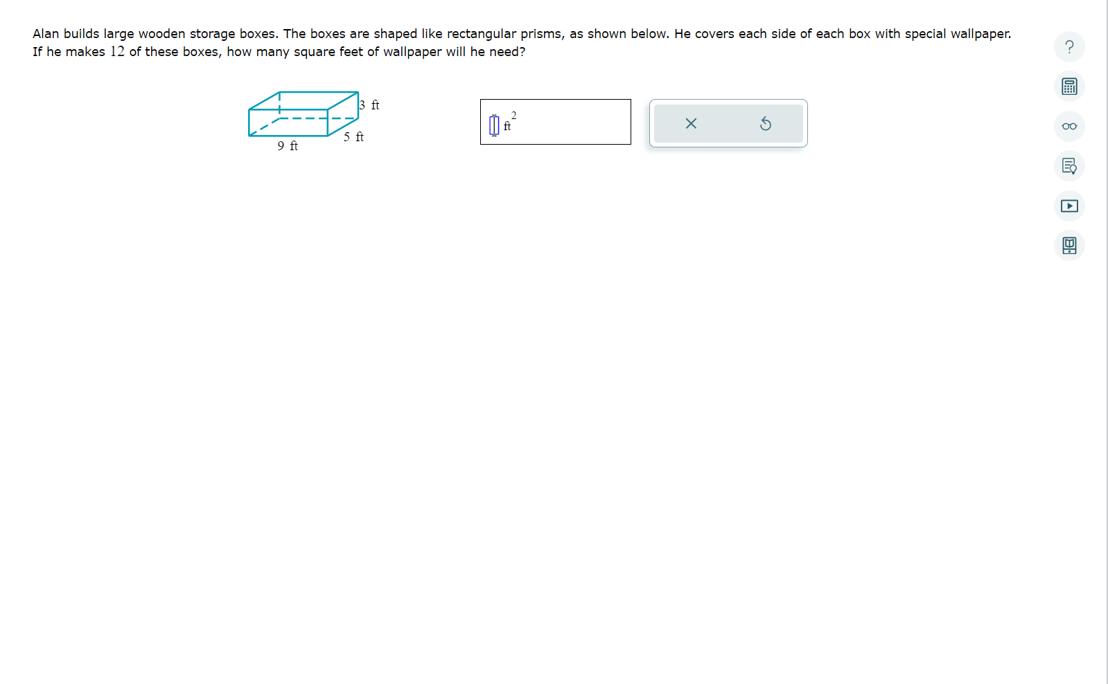 Solved Alan builds large wooden storage boxes. The boxes are | Chegg.com