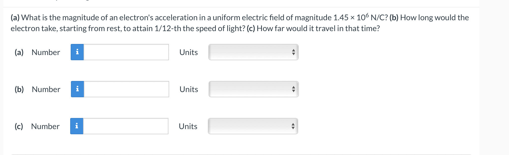 Solved (a) What is the magnitude of an electron's | Chegg.com