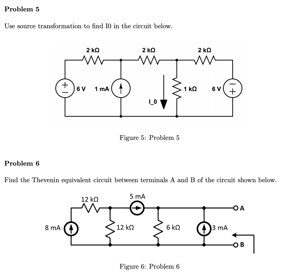 Solved Use source transformation to find I0 in the circuit | Chegg.com