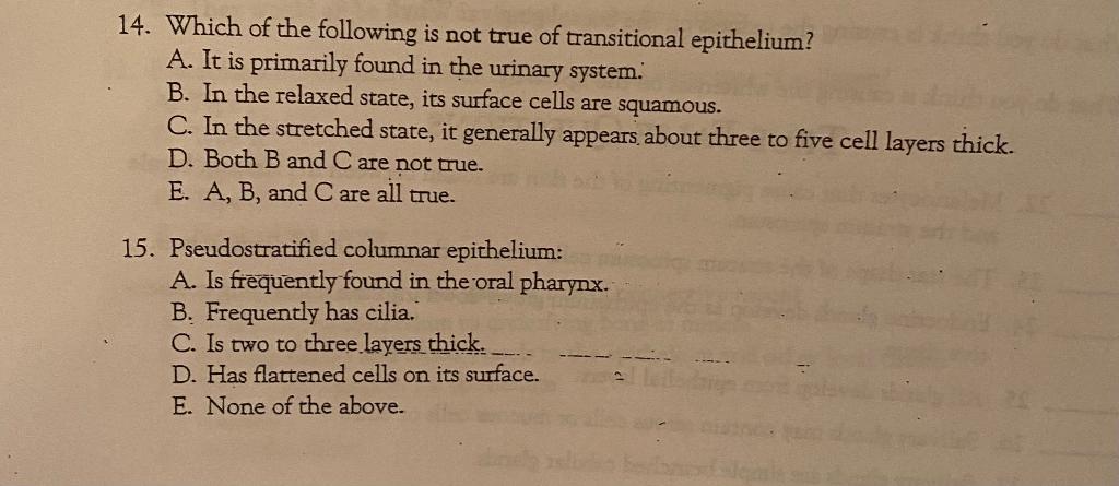 Solved 14. Which of the following is not true of | Chegg.com