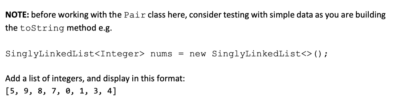 Solved In Java, only do part 2, Part 1 is below, this is a | Chegg.com