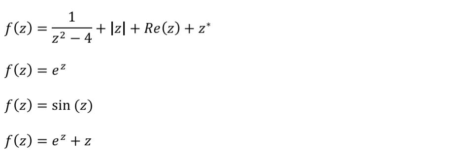 Solved For each of the following functions: State the domain | Chegg.com