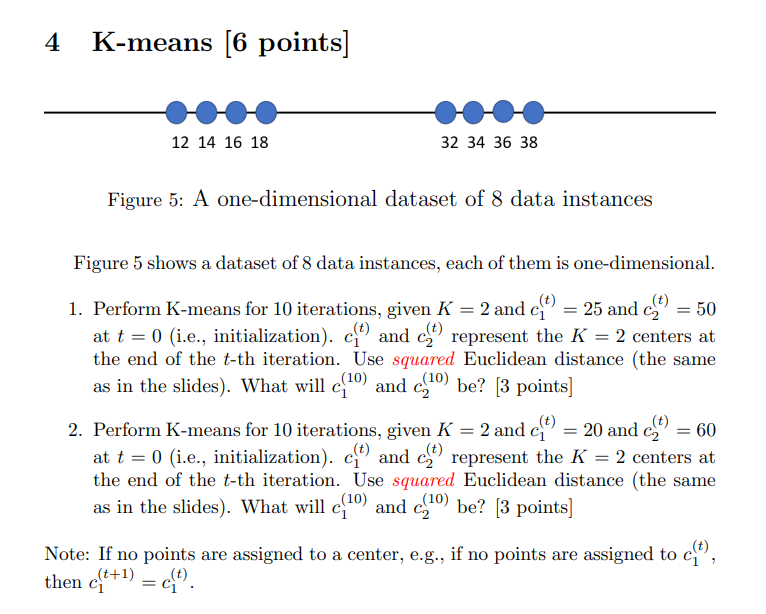 Solved 4 K-means [6 points] 12 14 16 18 32 34 36 38 Figure | Chegg.com