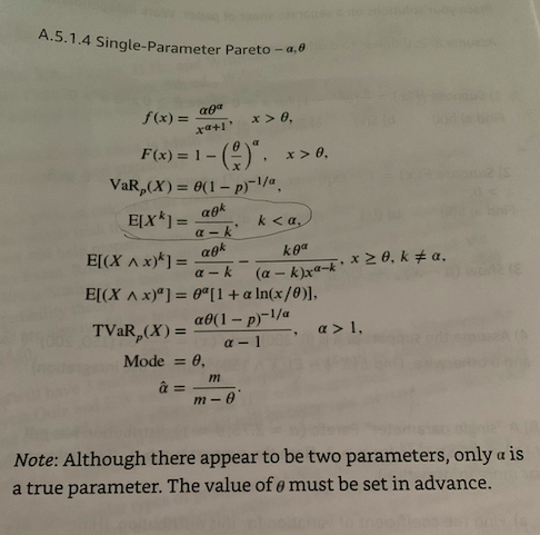 Solved 5) A "single parameter" Pareto (a = 2.75, 0 = 1) | Chegg.com