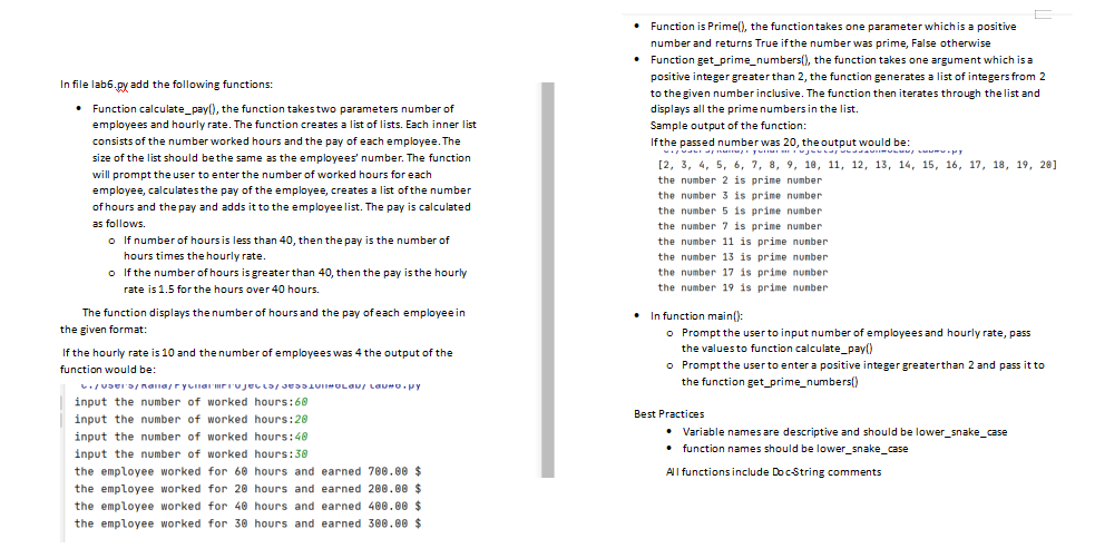 Solved 1. ureate a Python Project with the name Labs 2. | Chegg.com