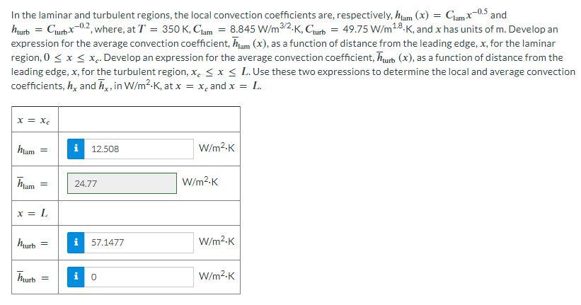 In The Laminar And Turbulent Regions The Local