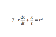 Solved dx Definition A first order equation is linear if it | Chegg.com