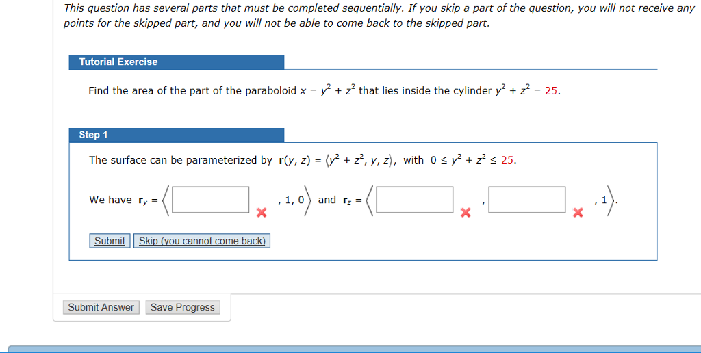 Solved This question has several parts that must be | Chegg.com