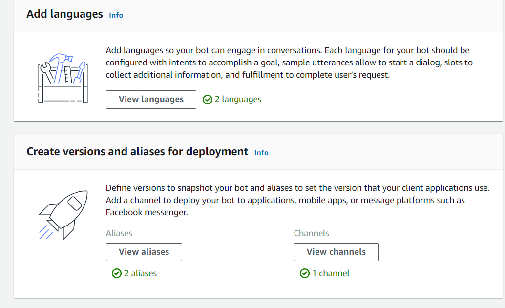 Solved Add languages Info Add languages so your bot can | Chegg.com