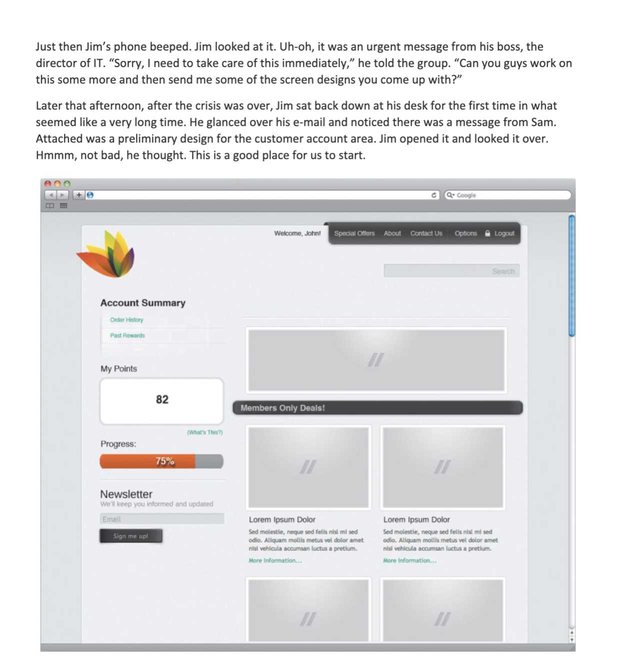 Solved Jim Watanabe, project director for the "No Customer | Chegg.com