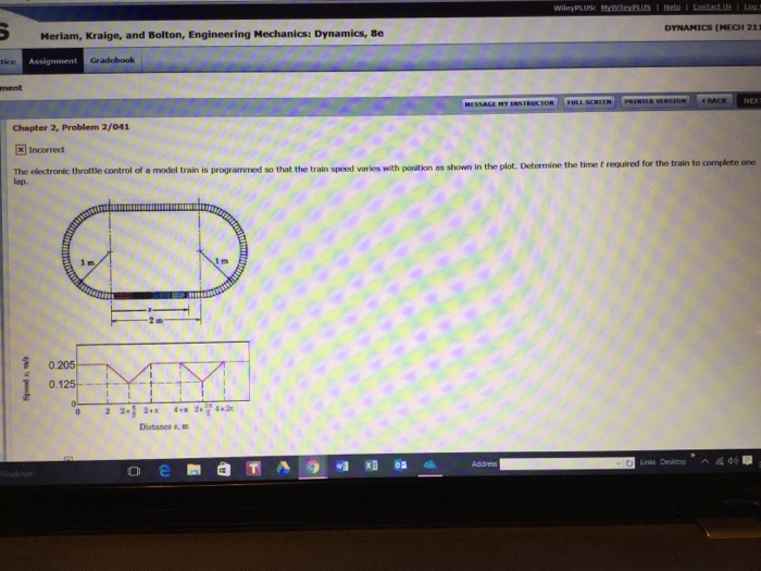 Solved The electronic throttle control of a model train is | Chegg.com