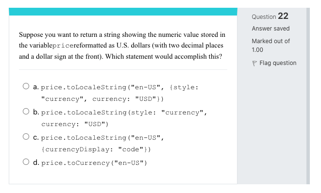 Solved What does the following JavaScript code accomplish? | Chegg.com