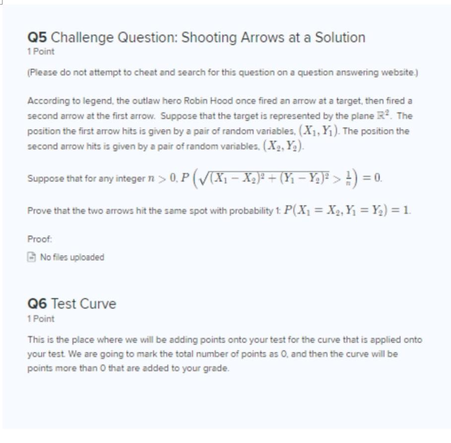 Solved Q5 Challenge Question: Shooting Arrows at a Solution | Chegg.com