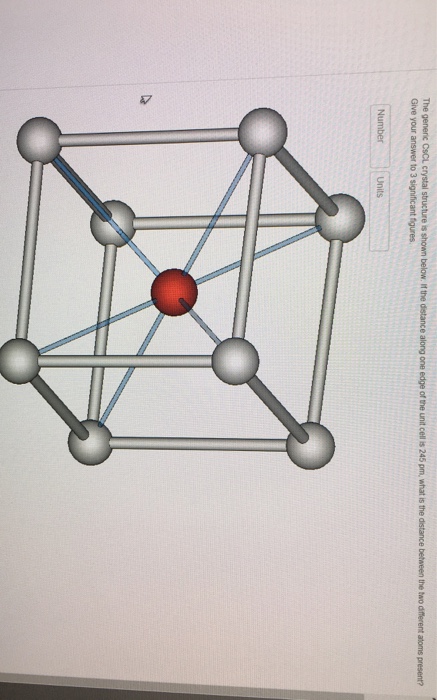 Solved The generic CscL crystal structure is shown below.If | Chegg.com