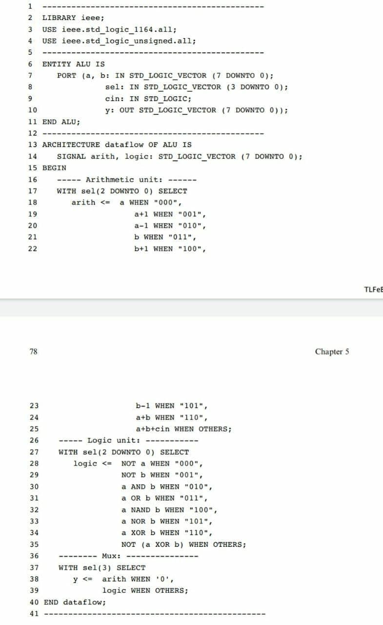 Solved 1 2 3 LIBRARY ieee; USE ieee.std_logic_1164.all; USE | Chegg.com