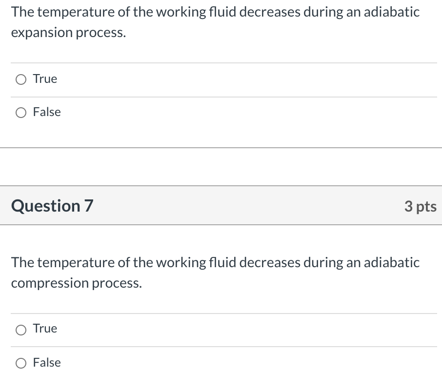 Solved The temperature of the working fluid decreases during | Chegg.com