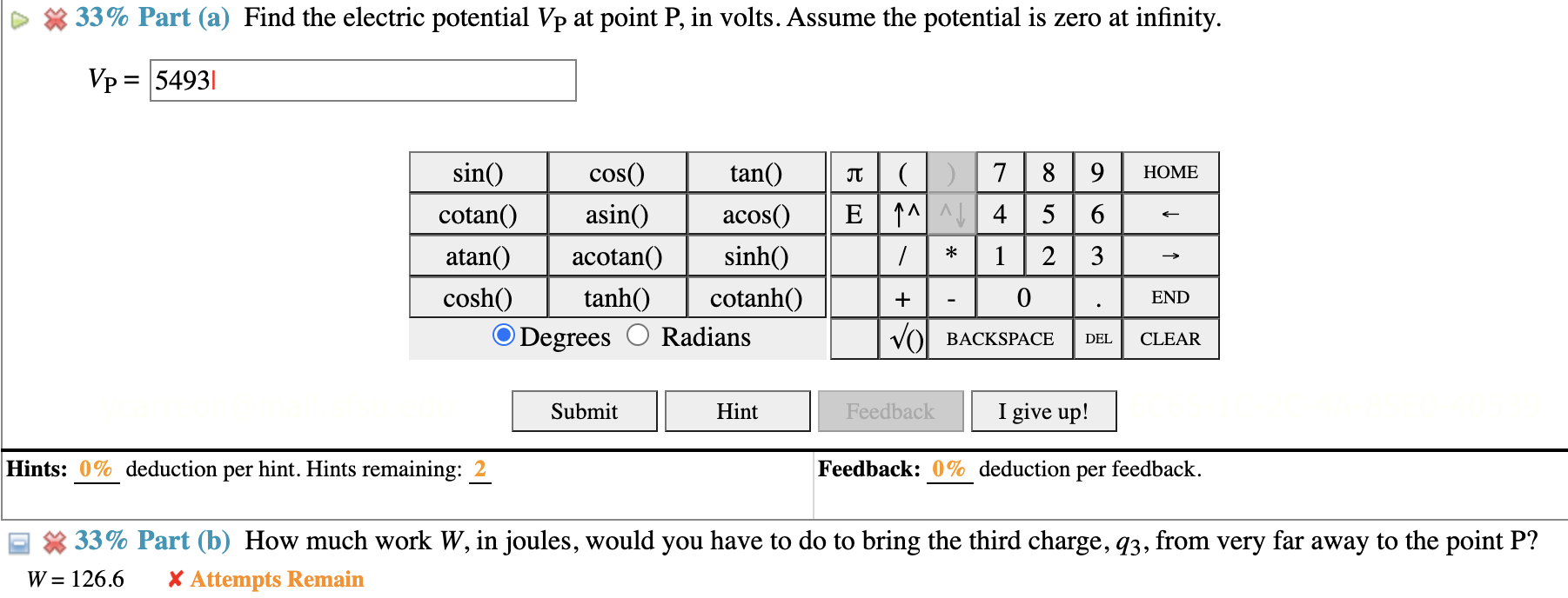 Solved I need help with part a-bFor part A it's not:- 84.15- | Chegg.com